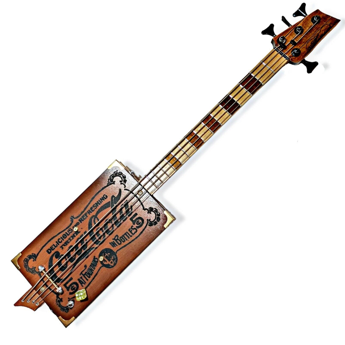 Coca Cola Bass cigar box Guitar by Robert Matteacci's – Matteacci's ...