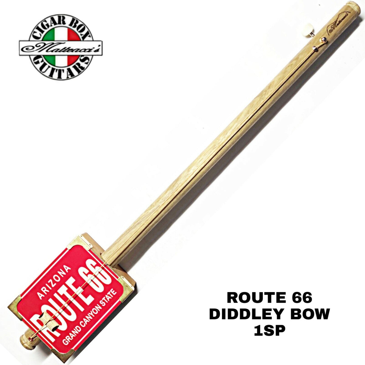 Cigar Box Guitar Route 66 Diddley bow one string. Robert Matteacci ...