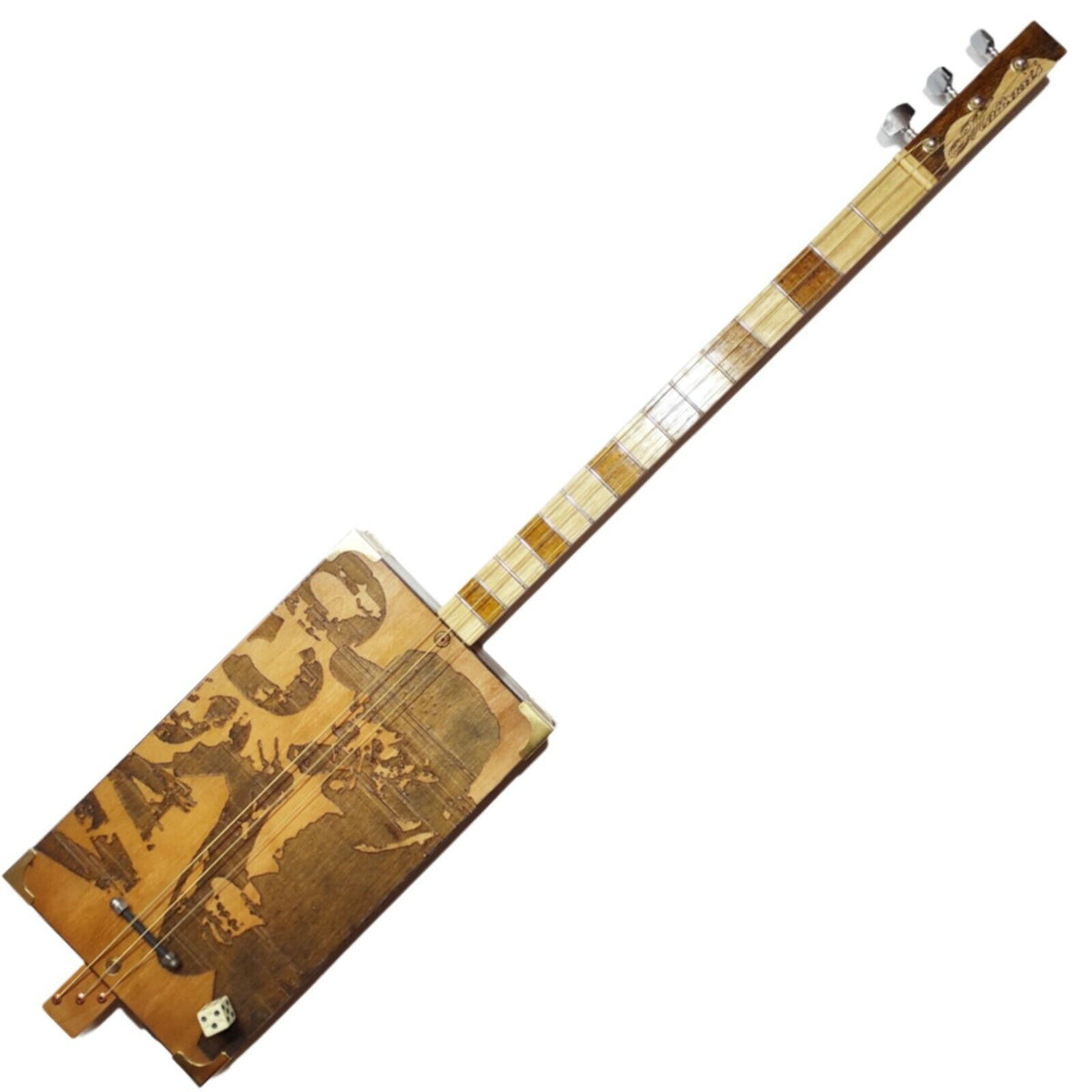 Vasco Rossi 3tpv cigar box guitar Matteacci's Made in Italy – Matteacci ...