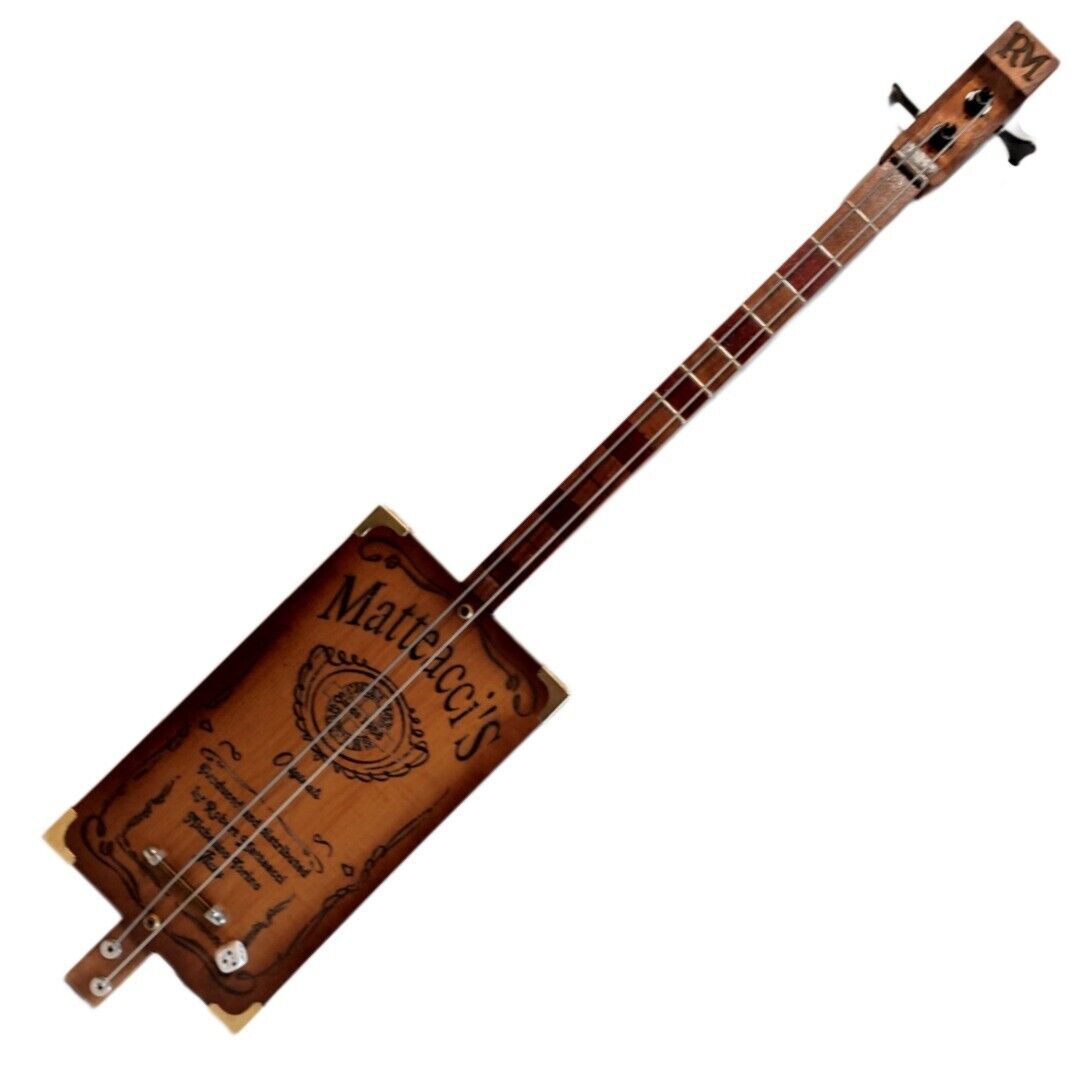 Rm Matteacci's 2TS cigar box Guitar BASS – Matteacci's Cigar Box Guitar