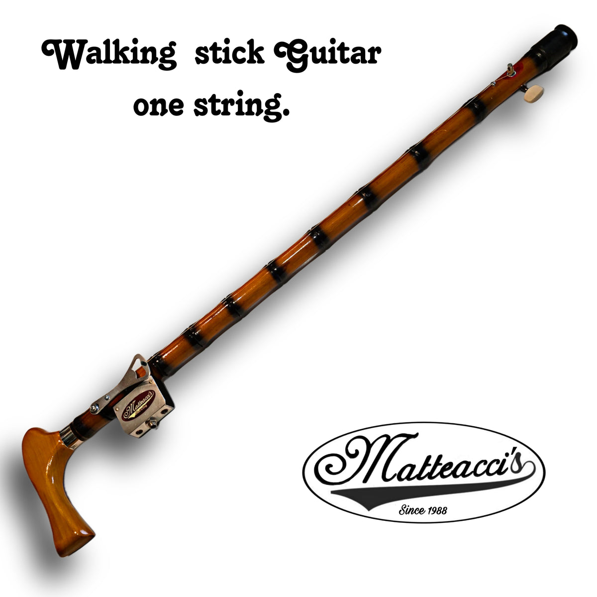 Matteacci's Walking Stick Guitar 3sp – Matteacci's Cigar Box Guitar
