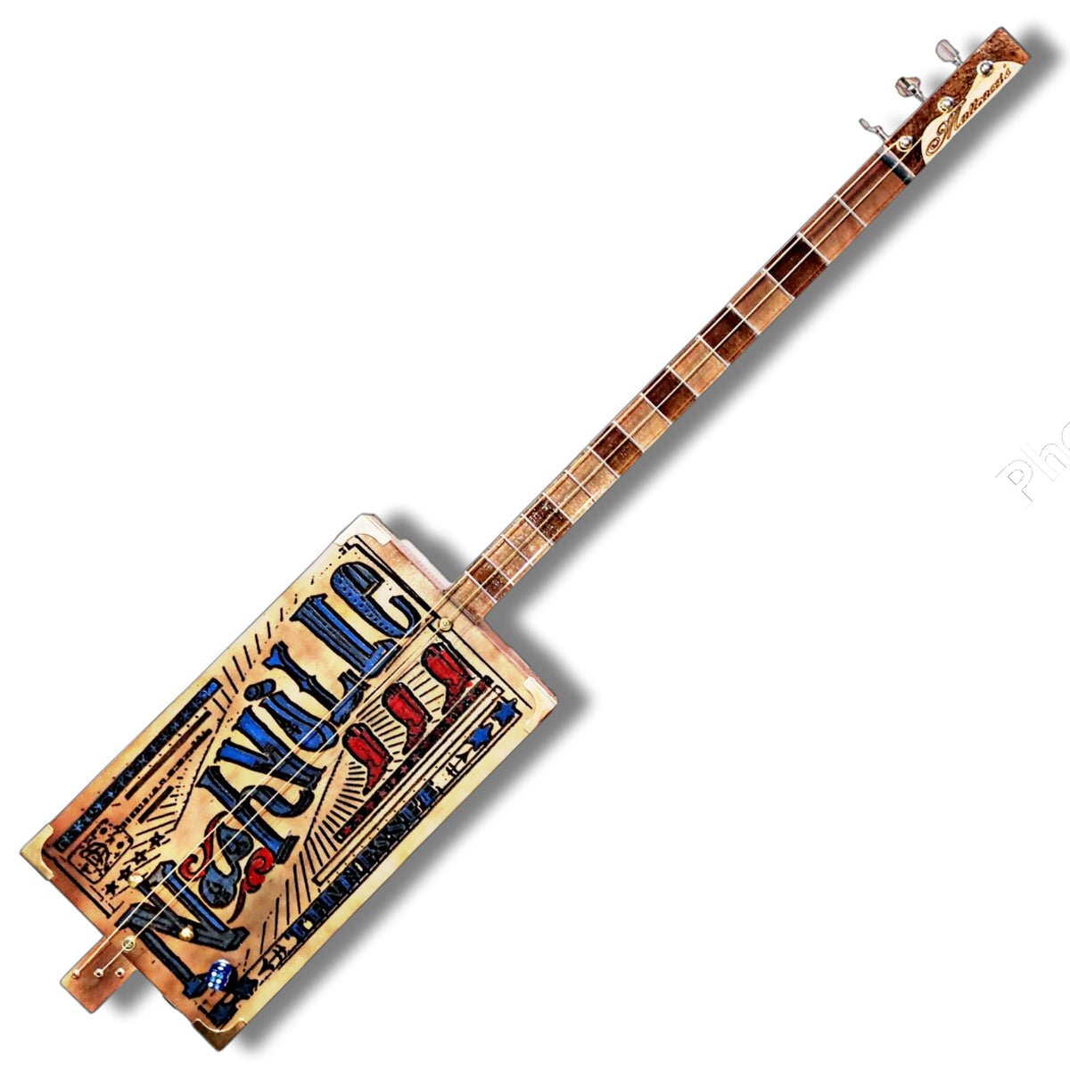 Nashville Cigar Box Guitar | 3 string cigar box guitars for sale ...